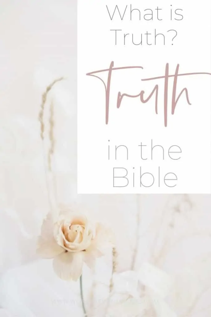 Truth In The Bible - What Does Scripture Tell Us About It?