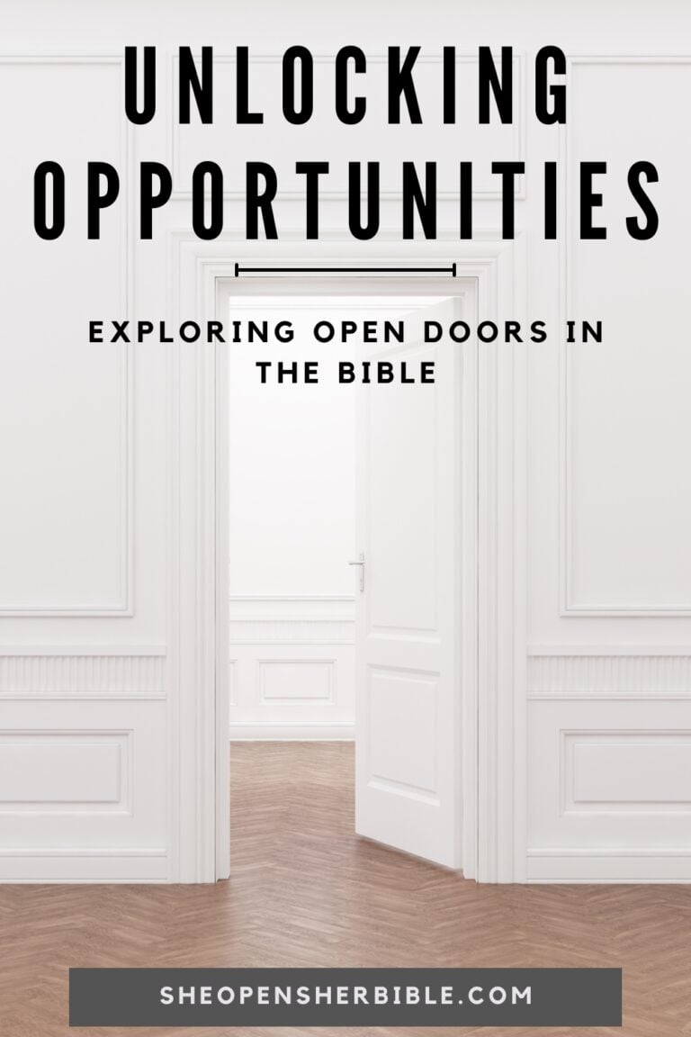 Open Doors In The Bible: Meaning, Scriptures & Divine Opportunities
